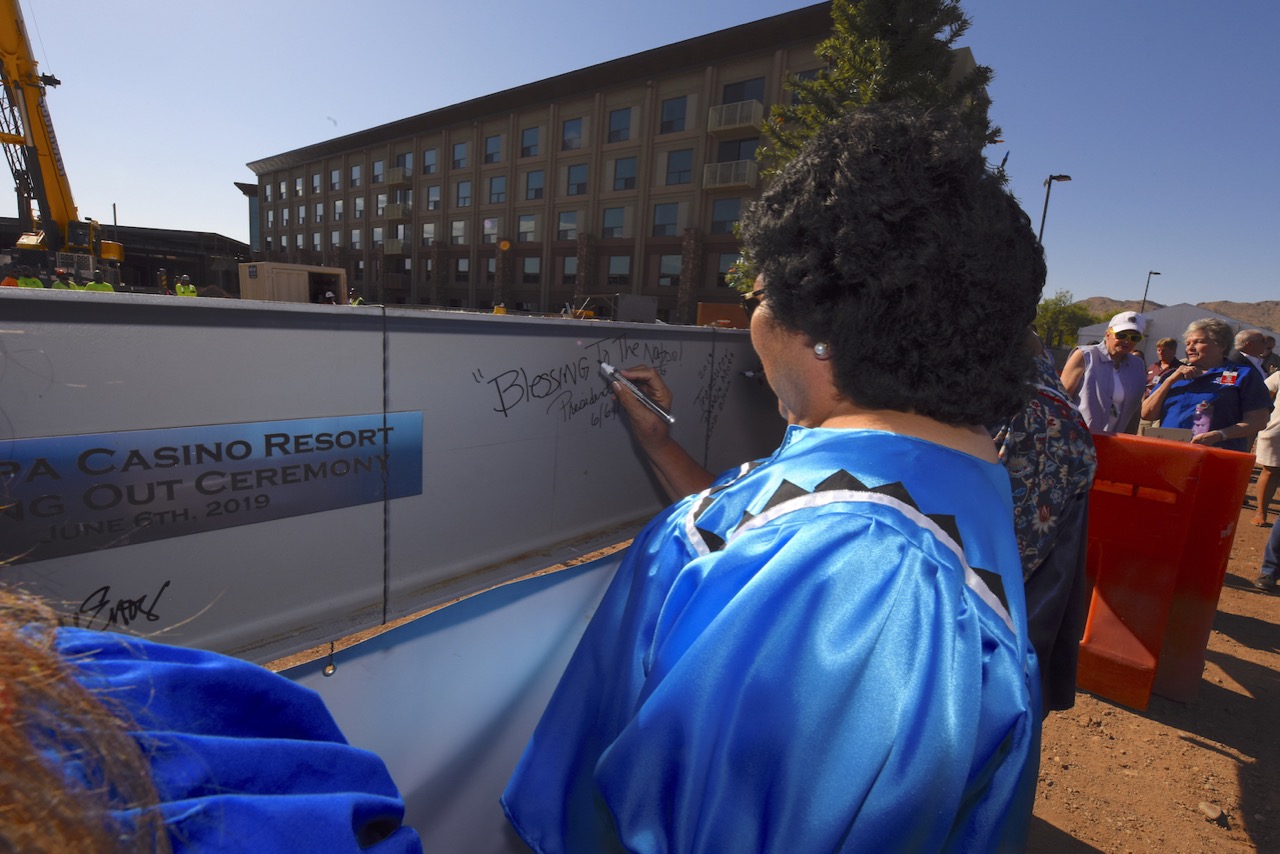 Fort McDowell Yavapai Nation celebrates milestone in casino construction