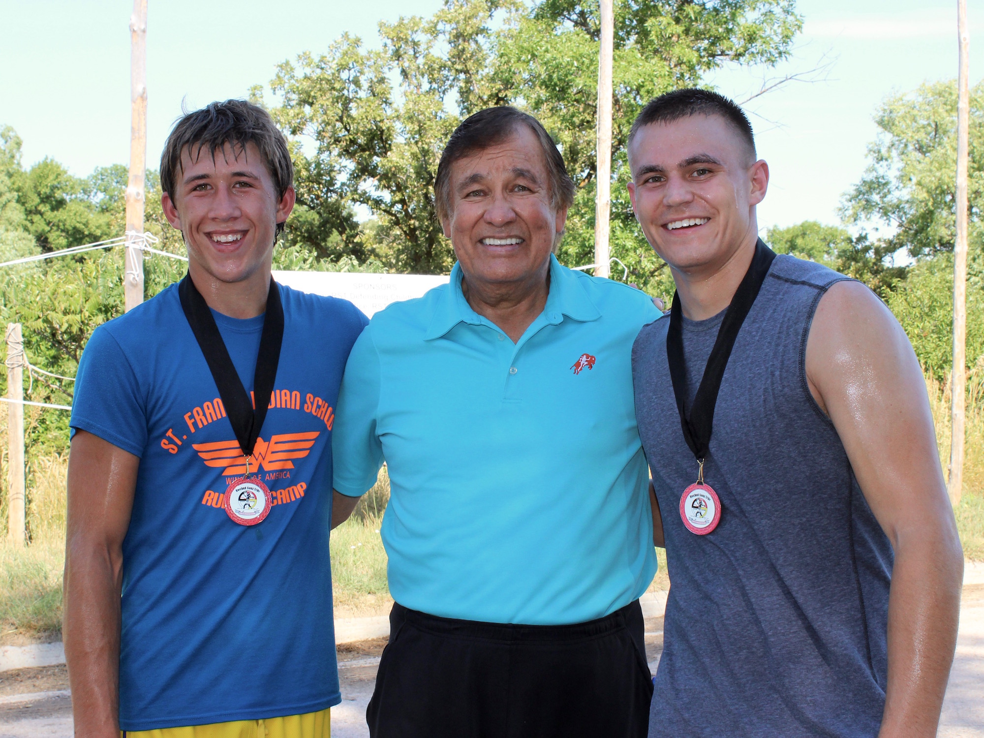 Lakota Country Times: Olympic legend Billy Mills congratulates runners ...