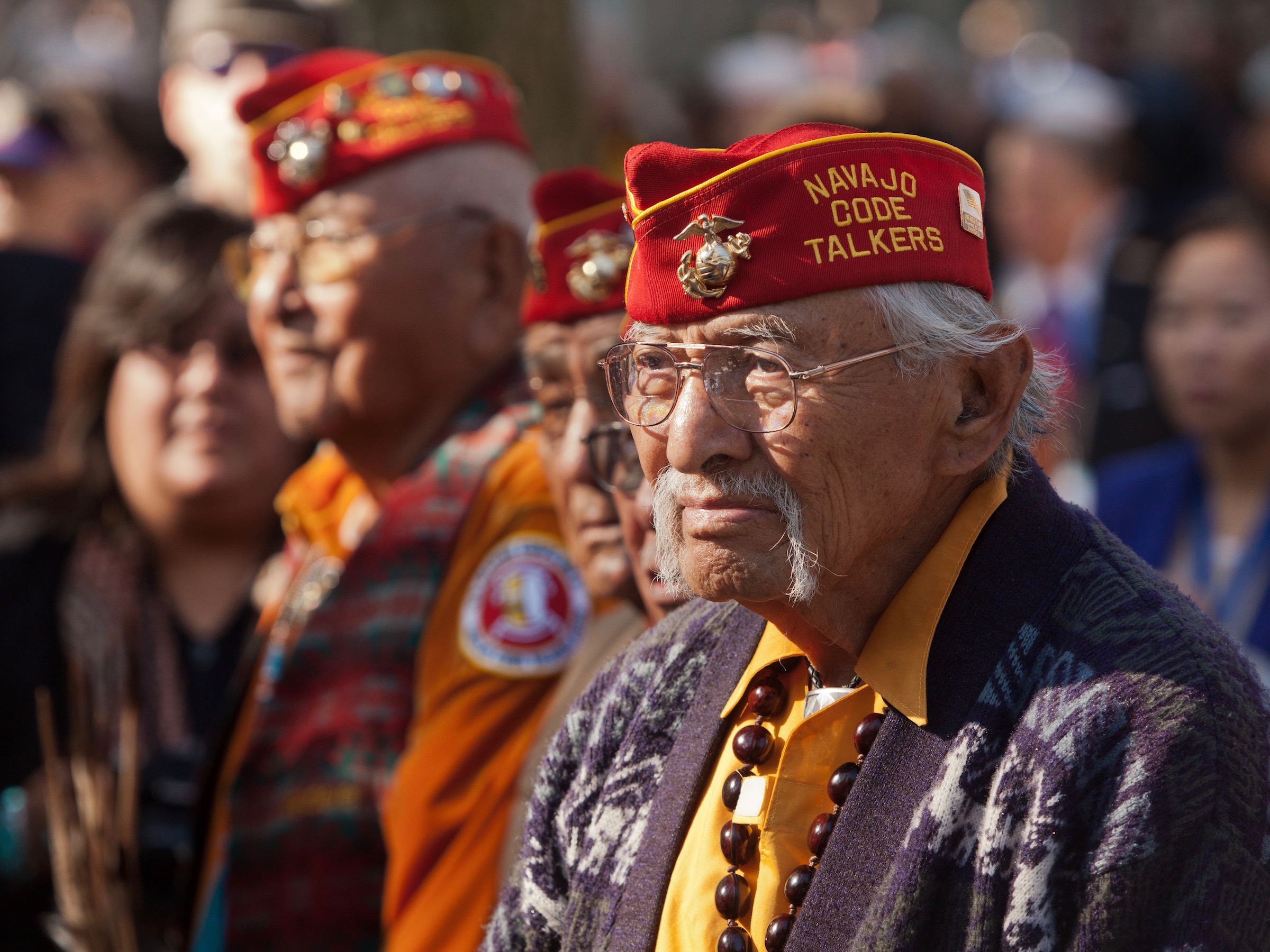 Navajo Code Talkers Participate In Presidential Inaugural Parade Navajo Code Talkers Participate In Presidential Inaugural Parade