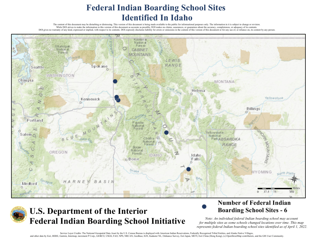 Federal Indian Boarding School Maps - Indianz.Com
