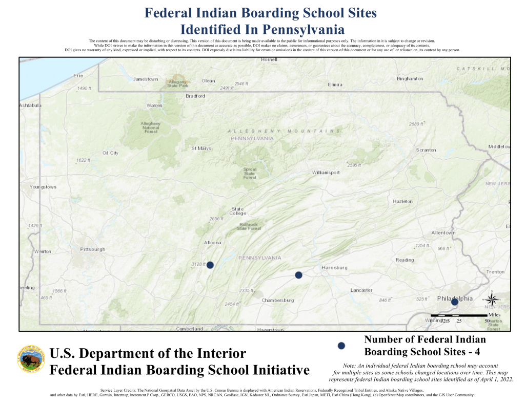 Federal Indian Boarding School Maps - Indianz.Com