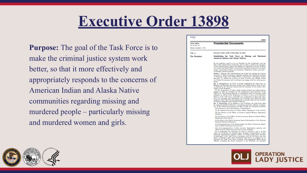 Presidential Task Force on Missing and Murdered American Indians and ...